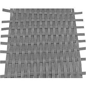 Rattan Furniture Fixing Kit (Contains Weaving Tool), Wicker Repair Material, Grey Flat Plastic Woven Material for for Knit and Repair Rattan Chair Table Basket-70m (220 ft) (Gray)