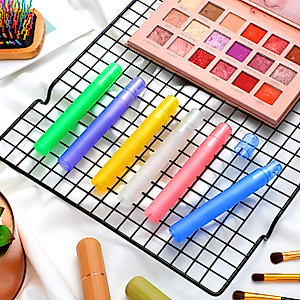 20 Pieces Plastic Frosted Spray Bottle, 10 ml/ 0.34 oz Fine Mist Spray Bottles Colorful Empty Refillable Perfume Bottles Portable Spray Bottle Container for Essential Oils, Travel, Perfume