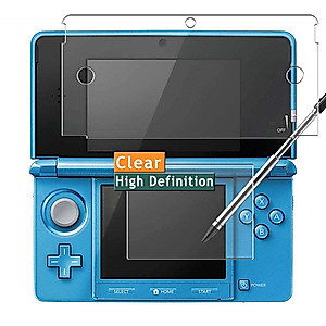Vaxson 4-Pack Screen Protector, compatible with Nintendo 3DS TPU Film Protectors Sticker [ Not Tempered Glass ]