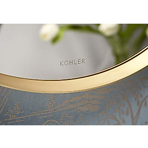 KOHLER K-26050-BGL Essential Mirror, 28" Round, Modern Brushed Gold