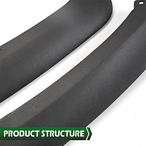 PIT66 Taillights Spoiler Lip Air Splitter, Compatible with 12-14 Focus Sedan/Hatchback 2Pcs Front Bumper Lip Spoiler Air Chin Splitter Lower Valance Panel