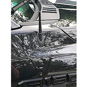4 inch Antenna for Ford F150 F250 F350 Super Duty, Raptor & Dodge RAM Truck Short Antenna - Anti-Theft Design
