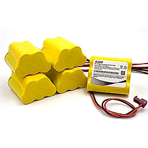 YUTSUJO (5-Pack) 6V AA Ni-CD Battery Pack Replacement for Sure-Lite 026-149, SL026-149, S/L 026-149, ANIC1204, Energizer 41B020AF17201，Dantona CUSTOM-55 Emergency Lighting