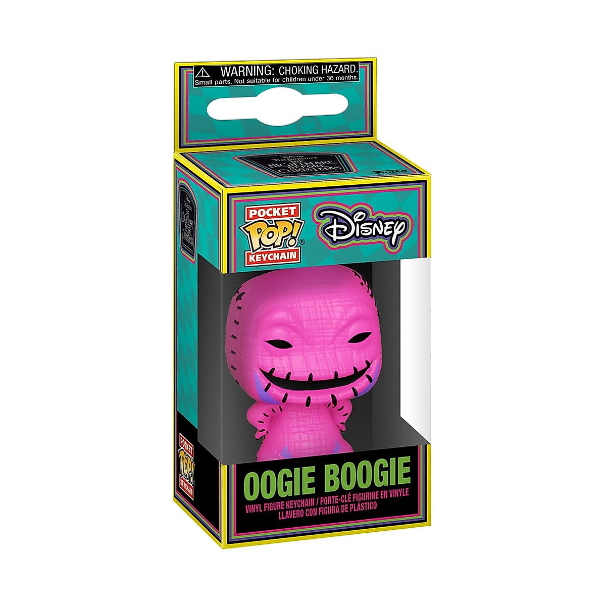Funko Pop! Keychain: The Nightmare Before Christmas - Oogie (Blacklight)
