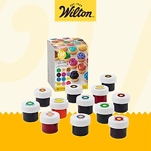 Wilton Icing Colors 12-Piece Gel Food Coloring Set