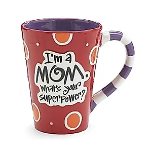 I'm A Mom, What's Your Super Power?" 12oz Coffee Mug Great Gift for Mother