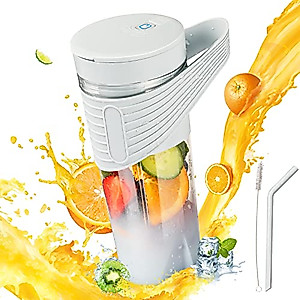 Portable blender for shakes and smoothies,Personal blender, 20000r/m, 16 oz Traveling Fruit Veggie Juicer Cup With 7 Blades, Portable Blender USB Rechargeable