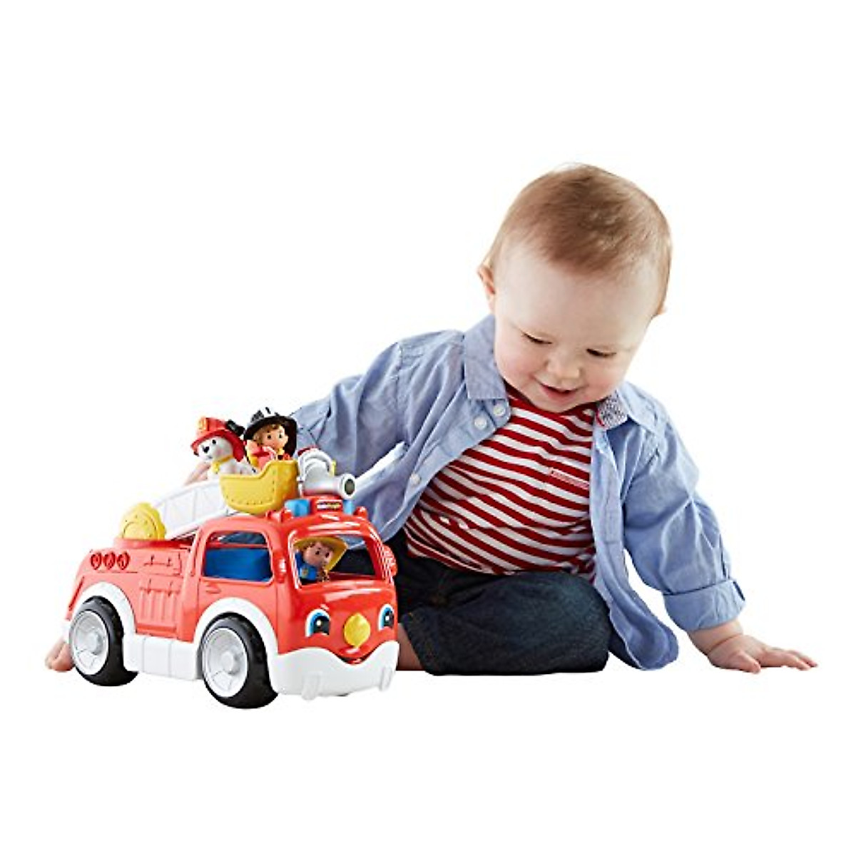 Fisher-Price Little People Lift 'n Lower Fire Truck