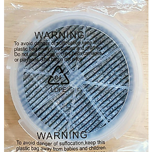 GL2103 HEPA Filter Replacement Compatible with RIGOGLIOSO, JINPUS, LTLKY, Frida Baby, Meleden,SY900S and More Air Purifiers, 4 Inch 3-in-1 Activated Carbon and True HEPA Filters (2-Pack)