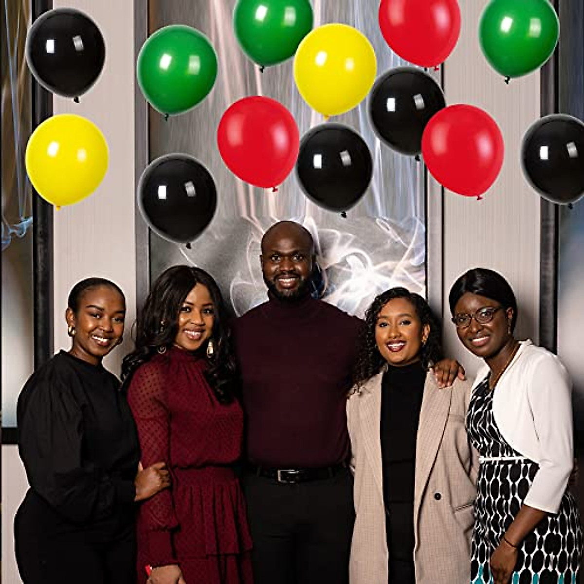 Black History Month Balloons Party Decoration Supplies - African American Country Festival Black History Balloons Arch Kit Party Decorations