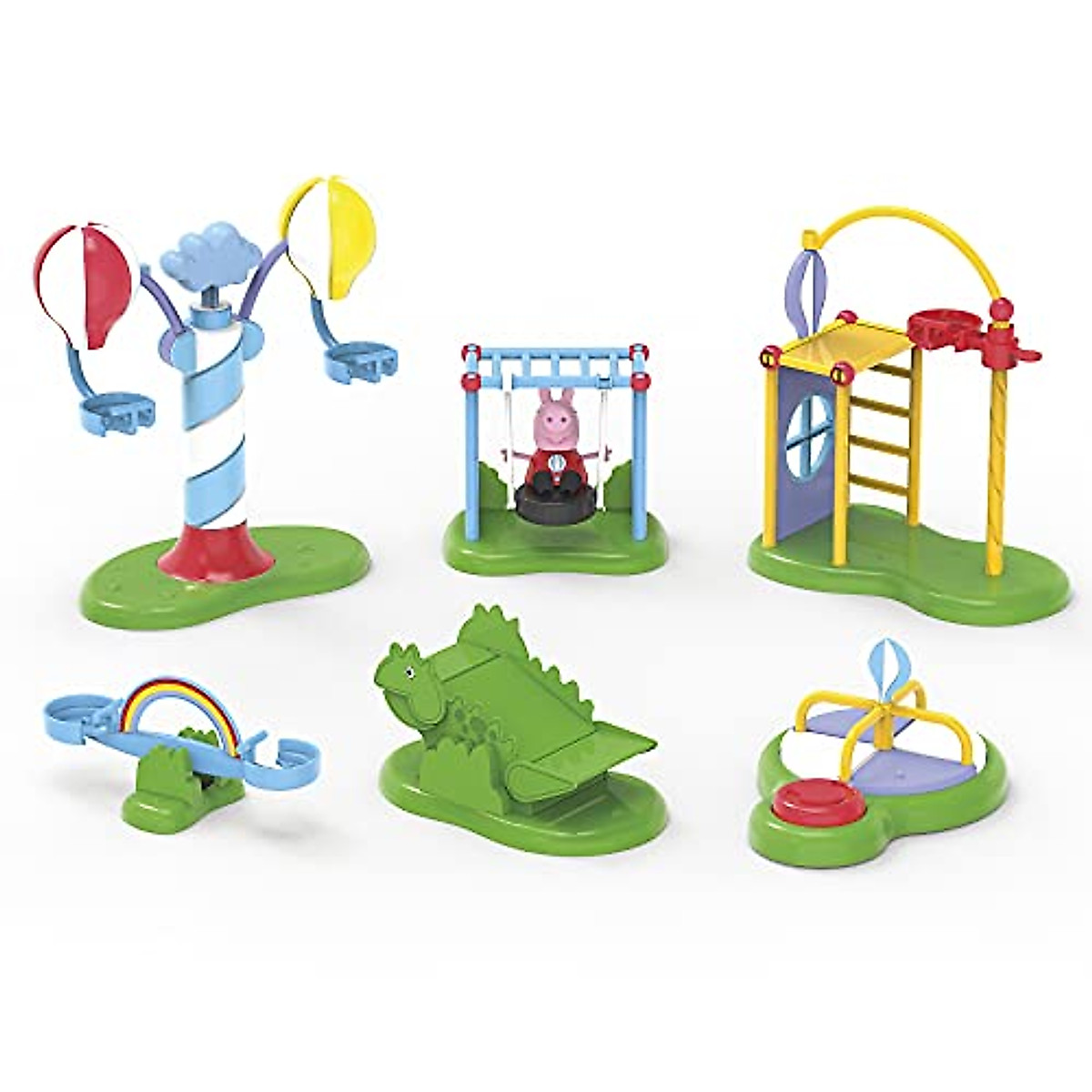 Peppa Pig Peppa’s Adventures Peppa’s Balloon Park Preschool Toy, Playset Perfect for Easter Basket Stuffers, Great Gifts Toys for Kids (Amazon Exclusive)