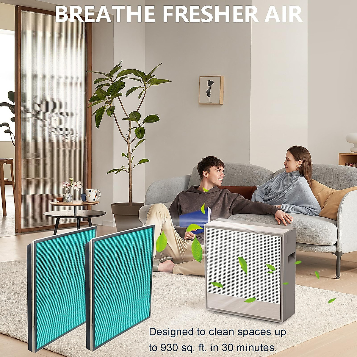 2 Pack 250/250S Air Purifier Replacement Filter Compatible with Coway Airmega 250/250S Air Purifiers, Max 2 Green True HEPA and Active Carbon Filter