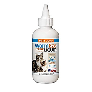 Durvet Wormeze Feline Liquid Wormer for Cats & Kittens 4oz.…