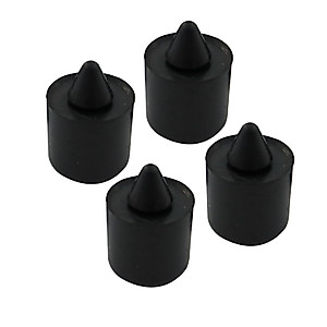 16.5MM Automotive Exterior Rubber Bumpers Stop Cushion Repair Set fit for Ford F150 Ranger 2004-2011 Lincoln W705903S300 W705903-02SAR1201ABK 4Pack