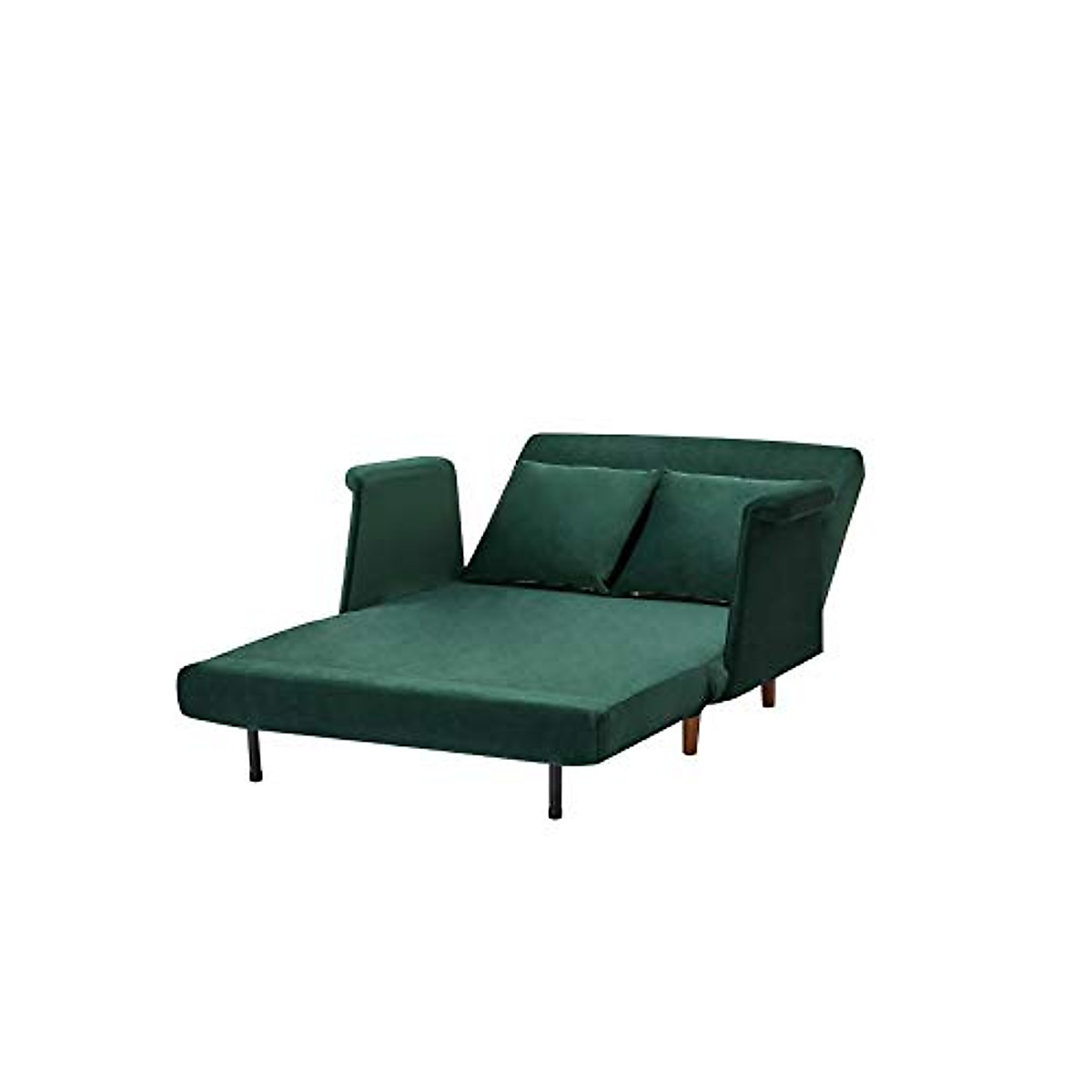 GIA Furniture Home Series Convertible Loveseat, Green