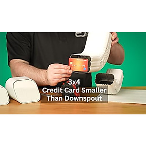 GutterGate 3"x4" Type-A White Gutter Downspout Extension Accessory (MADE in The USA)