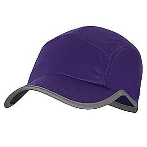 Headsweats Unisex Adult Performance Reflective Race Hat for Running and Outdoor Lifestyle Baseball Cap, Purple, 1 US