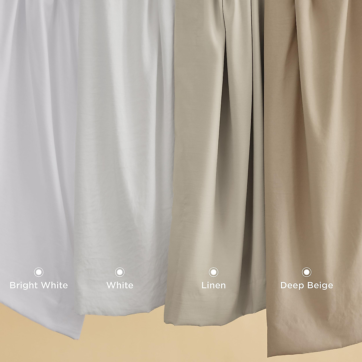 BEDSURE White Duvet Cover Queen Size - Soft Prewashed Queen Duvet Cover Set, 3 Pieces, 1 Duvet Cover 90x90 Inches with Zipper Closure and 2 Pillow Shams