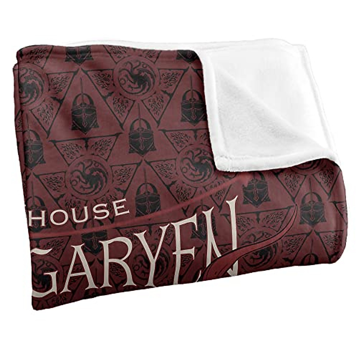 Game of Thrones House Targaryen Officially Licensed Silky Touch Super Soft Throw Blanket 50" x 60"