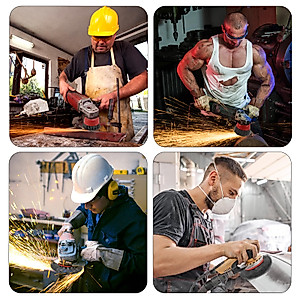 Wire Cup Brush Set Packaged with 4 different Wire Wheel Brushes for Angle Grinder 4 1/2 Angle Grinder and 5/8”-11 Thread Arbor(4 Packs )