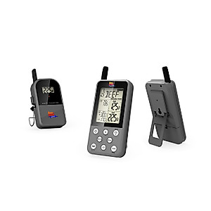 Maverick ET 733 Gray Long Range Wireless Dual Probe BBQ Smoker Meat Thermometer Set