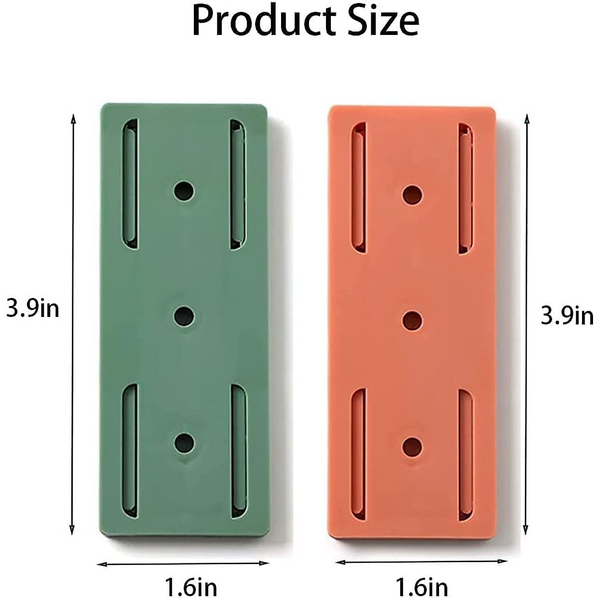 Self-Adhesive Desktop Socket Fixer, Desktop mountable Plug-in Socket Fixer Bracket Stand, Cable Management Punch Free Surge Protector, Self Adhesive Power Strip Holder (4pcs-White)