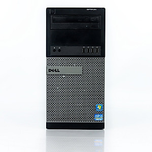 Dell Optiplex 9010 Tower Premium Business Desktop Computer (Intel Quad-Core i5-3470 up to 3.6GHz, 8GB DDR3 Memory, 2TB HDD + 120GB SSD, DVD, WiFi, Windows 10 Professional) (Renewed)