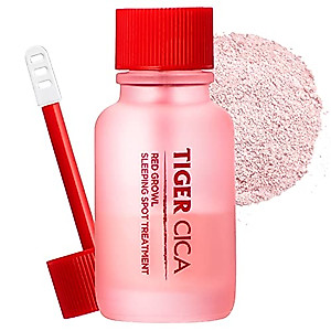 It'S SKIN Tiger Cica Red Growl Sleeping Spot Treatment – Dries Out Acne, Pimples, Blemishes, Zits and Clogged Pores – Overnight Trouble Solution for Inflamed Skin – Calamine, Tea Tree and Tea Tree, 0.5 fl.oz.