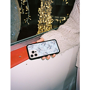 Wildflower Cases - Ice Skates Case, Compatible with Apple iPhone 14 Pro | Blue, Coquette, White, Bows, Trendy, Gift - Protective Black Bumper, 4ft Drop Test Certified, Women Owned Small Business