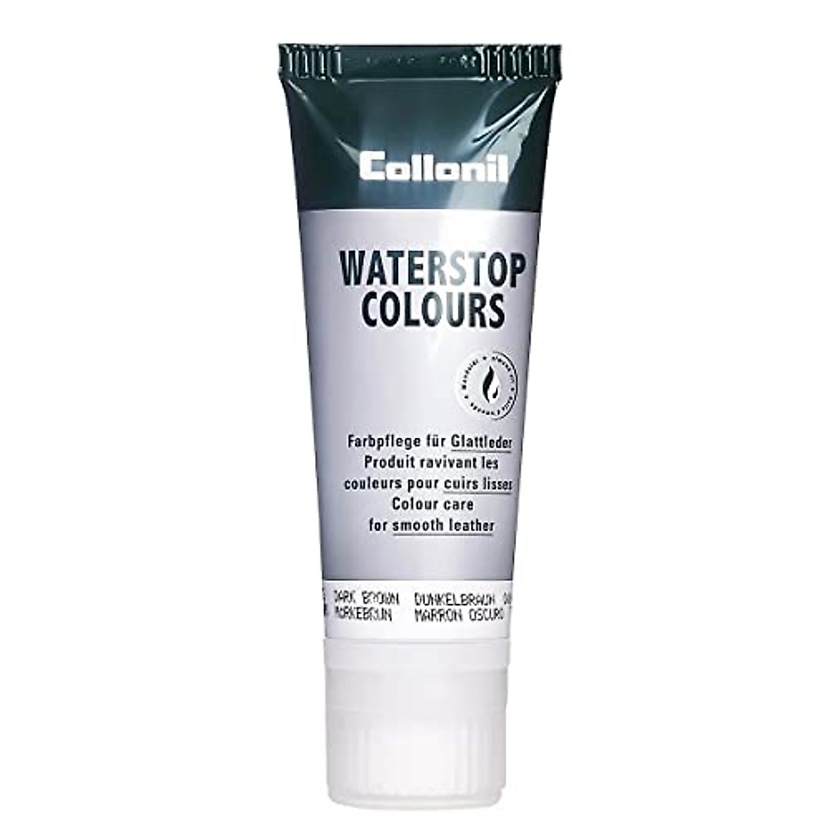 Collonil Dark Brown Cream Revives Color, Waterproofs, Cleans, and Conditions All Leather Shoes & Handbags