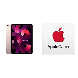 10.9-inch iPad Air Wi-Fi 64GB - Pink with AppleCare+ (Renews Monthly Until Cancelled)