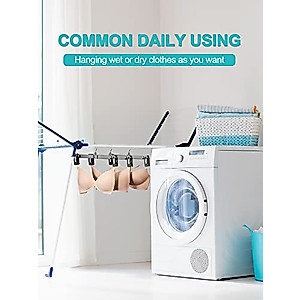 Titan Mall Pants Hangers - 30 Pack, Plastic Skirt Hanger with Non-Slip Big Clips and 360 Rotatable Chrome Hook, Heavy Duty Pants Hangers, Elegant and Economical for Hanging Pants (10 Inch, Black)