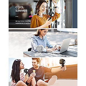 Mini Handheld Fan,New Semiconductor Refrigeration Hand Fan for Fast Cooling ,USB Rechargeable Fan Personal, Battery Operated 3 Speed Small Fan,Mini Size perfect for Kids,Home,Outdoor,Office,Travel