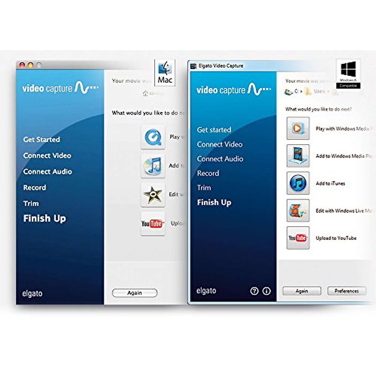Elgato Video Capture – USB 2.0 Capture Card Device, Easy to Use, Convert Analog to Digital, with VHS VCR TV to DVD Adapter, for Mac, Windows or iPad