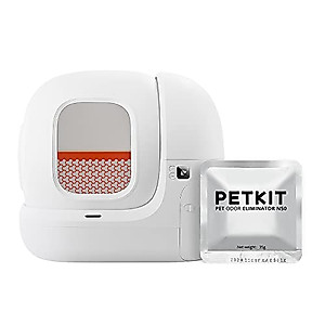 PETKIT PuraMax Self Cleaning Cat Litter Box with N50 Odor Eliminator,The New Version Automatic Cat Litter Box for Multiple Cats, Large Space/xSecure/APP Control