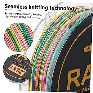 Unomor 1 Roll Braided Fishing line Fishing Accessories Fishing Thread Fishing line Saltwater Nylon line Braided Fishing Wire Fluorescent Fishing line Freshwater Fishing Supplies