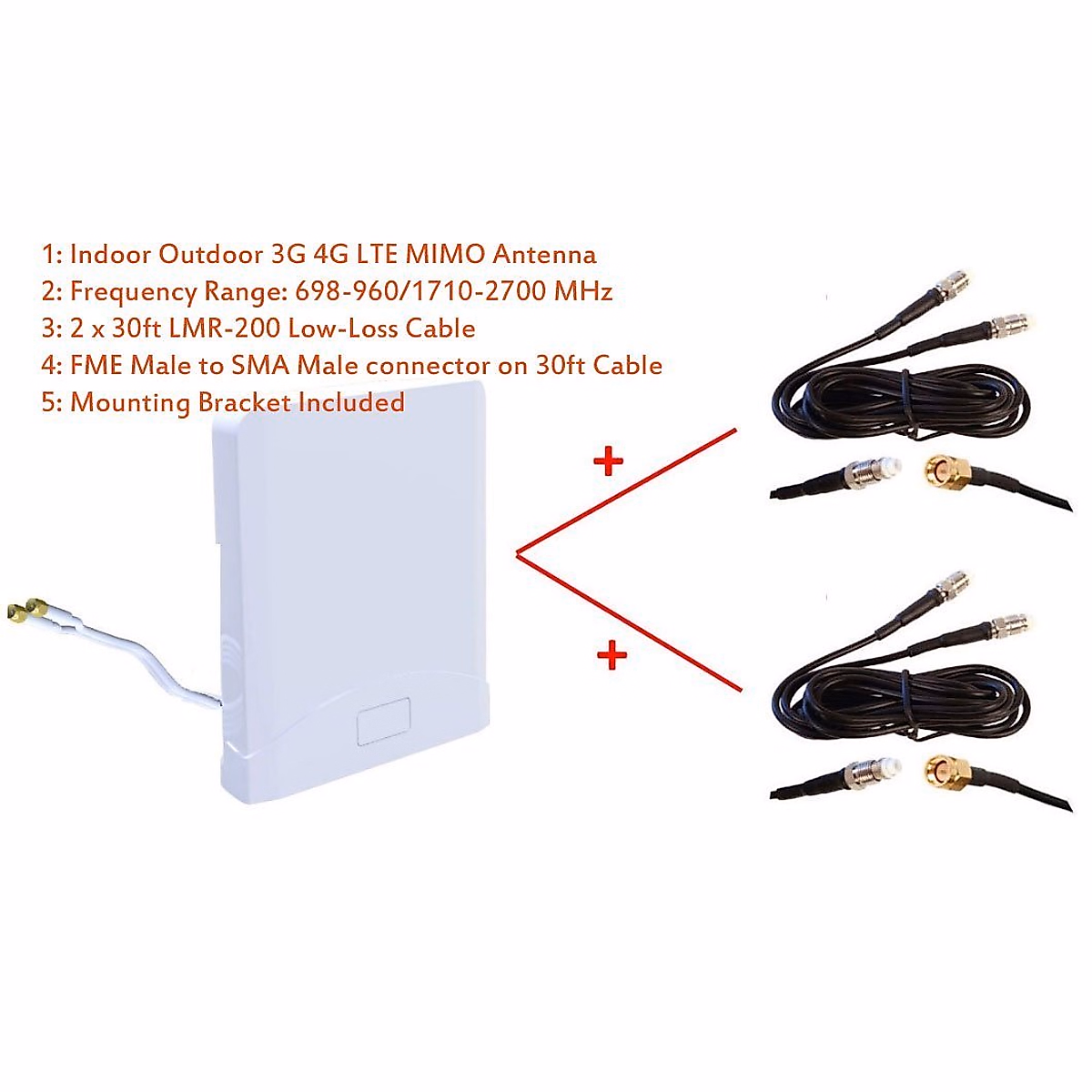3G 4G LTE Indoor Outdoor Wide Band MIMO Antenna for DIGI 6350-SR 6350 6350sr LTE Router