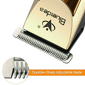 Professional Hair Clippers, Rechargeable Hair Clippers Set, Low Noise Haircut Trimmer Professional Hair Clippers with 4 Guide Combs Brush for Men/Kids/Baby/Women