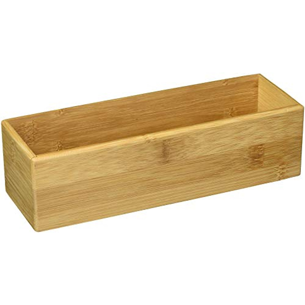 Lipper International 8381 Bamboo Wood Stacking Drawer Organizer Box, 9" x 3"