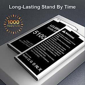 LCLEBM Galaxy S5 Battery S5 Battery Lithium Polymer Replacement Battery for Samsung Galaxy S5 G900A G900P G900V G900T G900F G900H G900R4 I9600 Galaxy S5 Battery Replacement