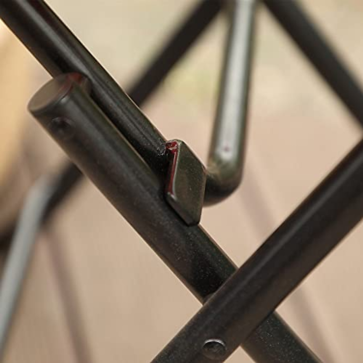 PHI VILLA Outdoor Side Tables-Foldable Patio Rattan Table with Tempered Glass Table Top and High-Strength Thickened Iron Pipe Bracket for Patio Outdoor Sofa and Chair in Garden,1 Pack