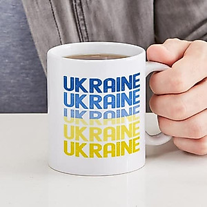 CafePress Ukraine Mugs Ceramic Coffee Mug, Tea Cup 11 oz
