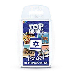 Top Trumps Card Game Israel - Family Games for Kids and Adults - Learning Games - Kids Card Games for 2 Players and More - Kid War Games - Card Wars - for 6 Plus Kids