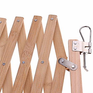 Folding Fence Pet Isolation Gate Expanding Fence Outdoor Indoor, 41x100cm/16.14x39.37inch