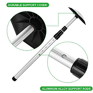 MNKNENG Golf Travel Bag Support Rod Pole Oversized Stiff Arm for Golf Travel Bag Telescoping Aluminum Alloy Golf Stiff Arm Anti-Impact Golf Club Travel Protector Stick