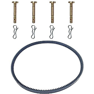 754-04050A Auger Belt, 738-04124A Shear Pins,714-04040 Cotter Pins Set Replaces MTD Craftsman Troy-Bilt 954-04050A 754-04050 954-04050 738-04124 194208 SnowThrowers
