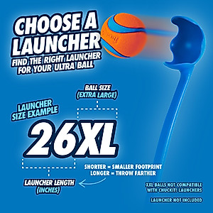 Chuckit! Ultra Ball Dog Toy - Size XL - For Dogs 100+ lbs - Made from Durable Rubber - Super Bouncy - Floats in Water - 3.5-inch Diameter - Pack of 1