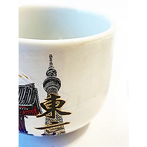 MIKO&TOKYO Japanese Designed YUNOMI Set. 2 of Japanese Tea Cups. For your Asian Tea Time. Enjoy Green Tea, Black Tea and Coffee. Made in Japan