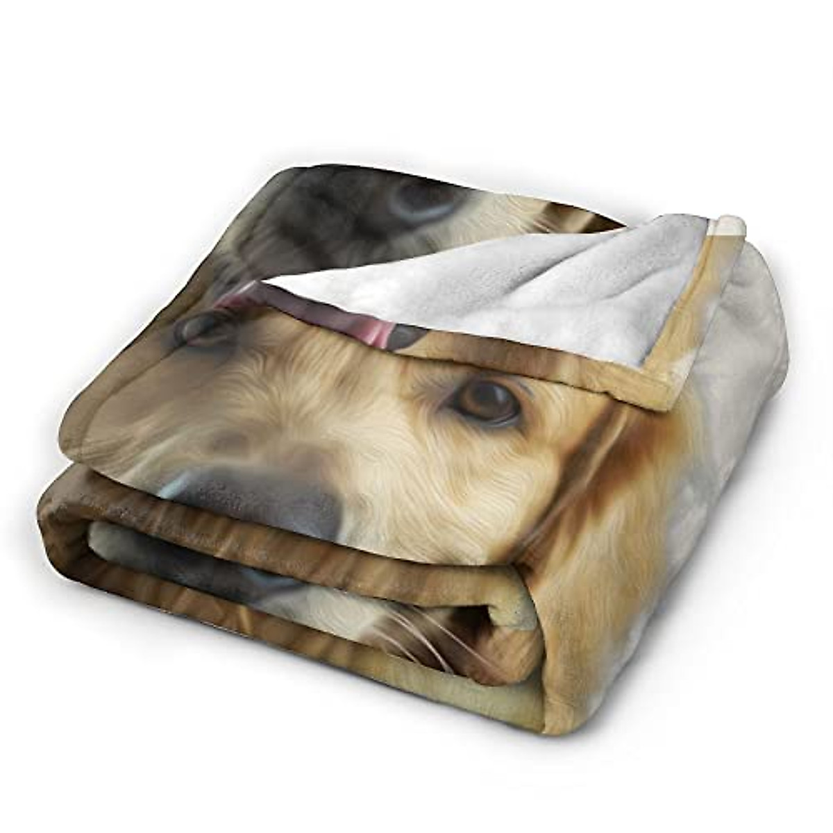 Custom Pet Blanket, Personalized Pet Photo Blanket, Custom Dog Blanket with Photo and Name, Custom Pet Portrait Blanket - Customized Soft Flannel Fleece Blanket Gift for Pet Lover, Birthday, Christmas
