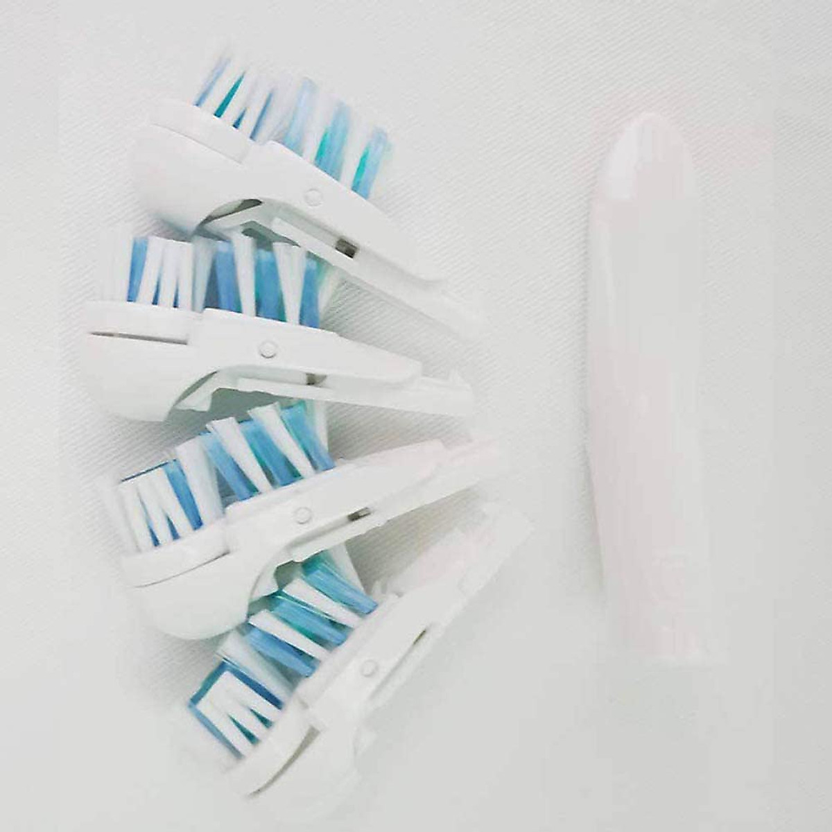 Sensitive Replacement Electric Replacement Toothbrush Heads (4 Count), Dual Clean Rotating Sets Compatible with Braun Oral B Cross Action Power